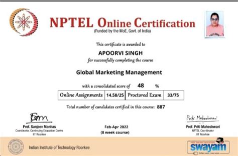 Apoorvi Singh On Linkedin Nptel