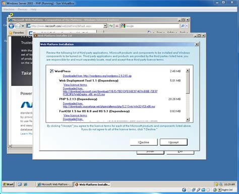 Installing Wordpress 292 On Windows Server 2003 Using Microsofts Web
