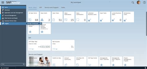 Custom Dashboards With Sap Business Bydesign Relea Sap Community