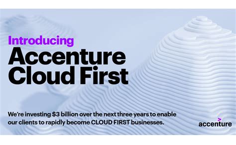 Accenture Launches 3 Billion Plan To Spur Cloud Migrations Converge Digest