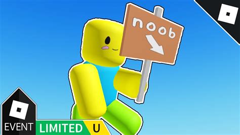 [limited Event] How To Get The Friendly Noob Sign In Dont Move Roblox Youtube