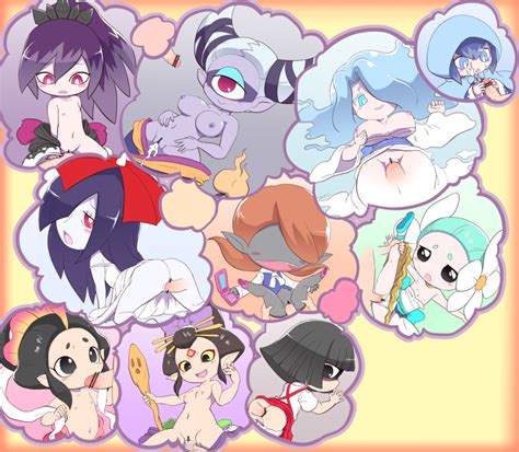 Nollety Ameonna Youkai Watch Enraenra Youkai Watch Fuumin