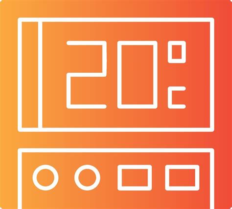 Thermostat Solid Multi Gradient Icon 39512033 Vector Art At Vecteezy