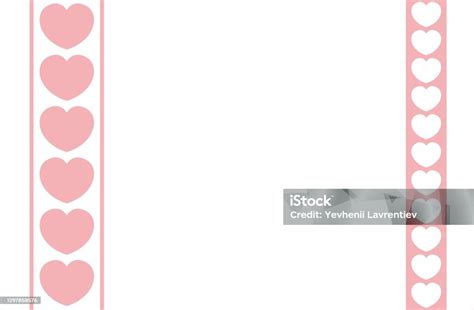 다양한 크기와 색상의 하트의 끝없는 매끄러운 패턴 분홍색과 흰색 벡터 하트 포장지 용 배경 화면 공휴일에 대한 스톡 벡터 아트 및 기타 이미지 Istock