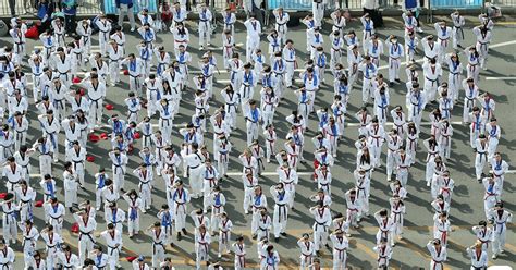 태권도 품새 태극 1장 기네스 기록 도전