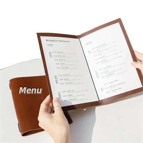 Genuine Leather Menu Cover Size A4 At Best Price In Greater Noida