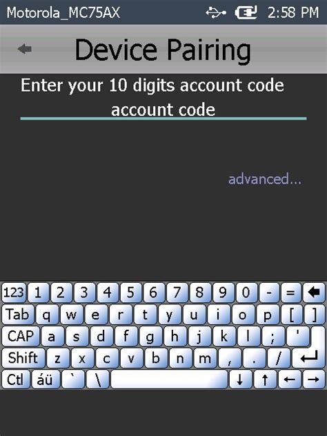 Managing A Site Devices Devices Adding A Device Staging A Device Manual Pairing WM CE
