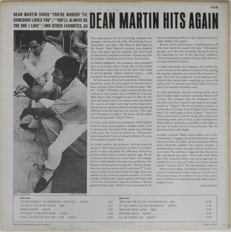 Buy Dean Martin Dean Martin Hits Again Lp Album Mono Online For A Great Price Record Town Tx