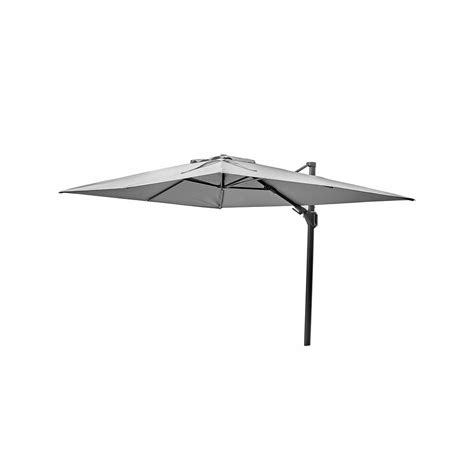 Platinum Challenger T2 Light Grey Rectangular Parasol Outdoor Ruma
