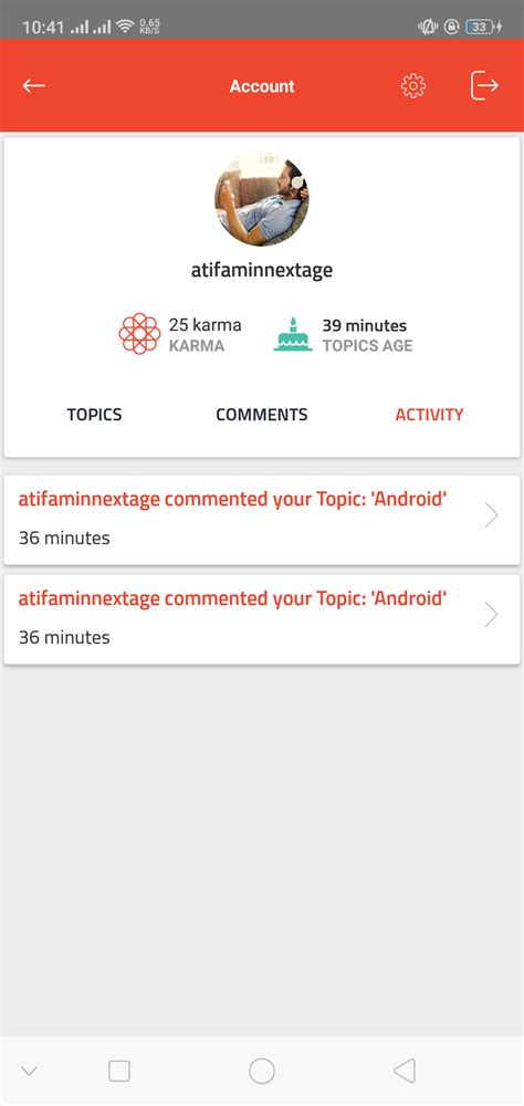 Topics Android Universal Social Discussion App Template By Cubycode