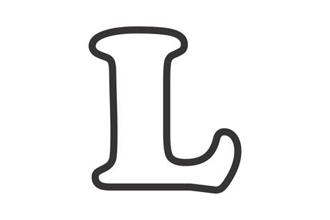 Molde Letra L Psfont Tk
