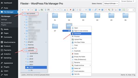 how to download images from wordpress media library catfolders