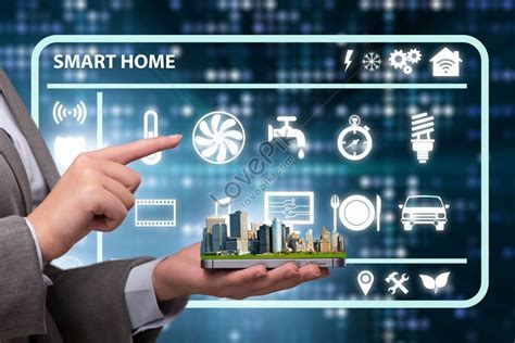 장치 및 가전 제품 사진을 사용한 스마트 홈 개념 사진 무료 다운로드 Lovepik