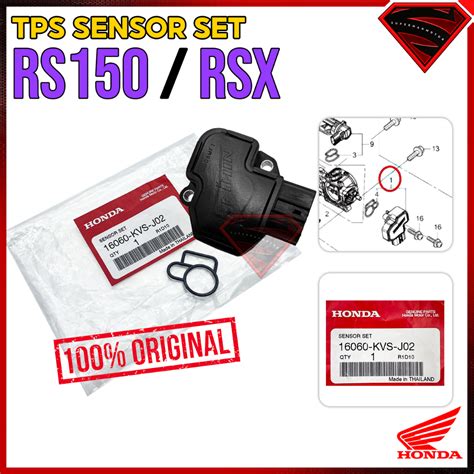 100 Original Honda Tps Rs150 Rsx150 Rsx 150 Rs 150 Rs150r Rs X Tps Sensor 16060 Kvs J02