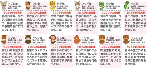 2023年 十二支占い 宮古島bbcom