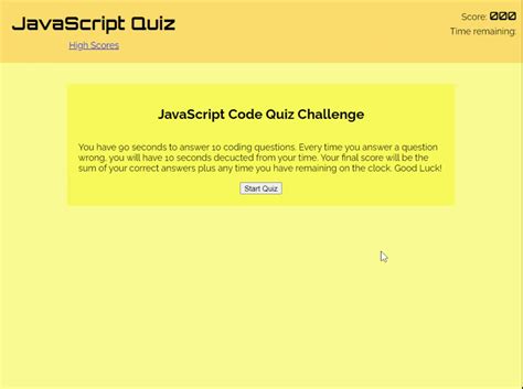 Github Livesinroom29codequiz A Timed Multiple Choice Coding Quiz