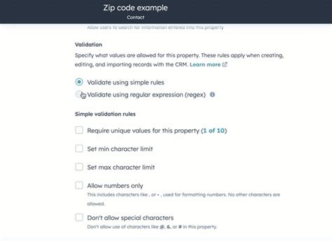 Use Regular Expressions To Validate Property Values