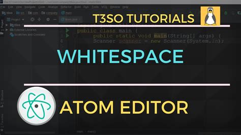How To Remove Trailing Whitespace On Save Atom Text Editor Youtube