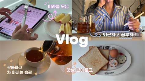 Vlog 열심히 살았던 일주일🤦🏻‍♀️ 갓생 브이로그👩🏻‍💻 미라클모닝⏰ 퇴근후 공부하는 직장인📖 Youtube