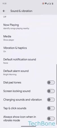 How To Turn On Off Charging Sounds And Vibration Android Manual TechBone