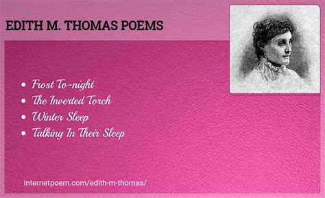 Biography Of Edith M Thomas