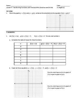 Piecewise Functions Unit CC Algebra By Wacky Math With Mr D TpT
