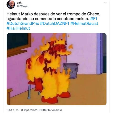 Los Mejores Memes Que Dejó Helmut Marko Tras El Nuevo Error De Checo