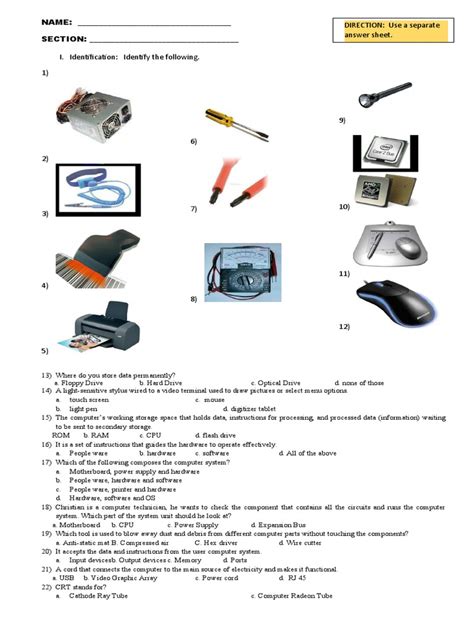 Summative Test Ict Pdf Computer Hardware Computer Data Storage