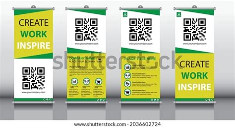Roll Banner Qr Code Images Stock Photos D Objects Vectors Shutterstock