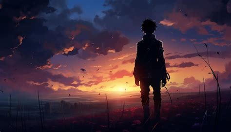 Premium Photo Anime Boy Alone Night Scenery 4k Rare Gallery