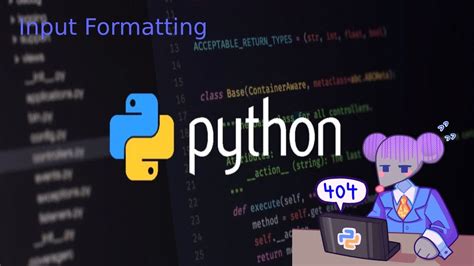 Input Formatting Youtube