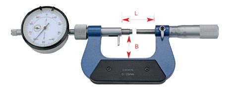 Micrometer 0 25 Mm With Dial Indicator Messwelt