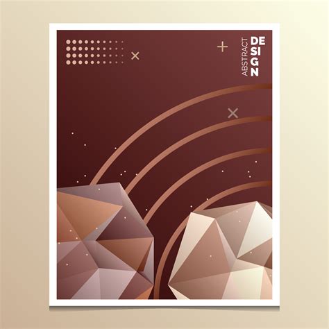 Flyer Brochure Design Templates Geometric Triangular Abstract Modern Backgrounds Mobile