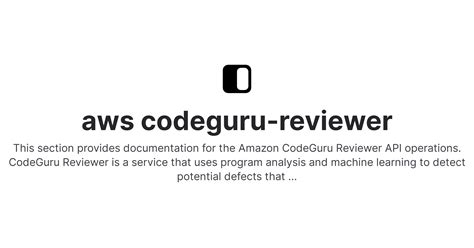 Aws Codeguru Reviewer Fig
