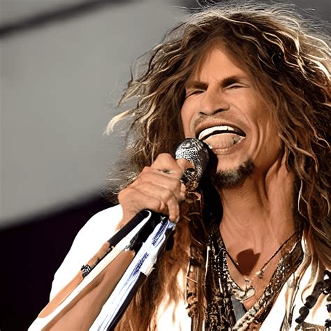 Steven Tyler Singing Dream On · Creative Fabrica