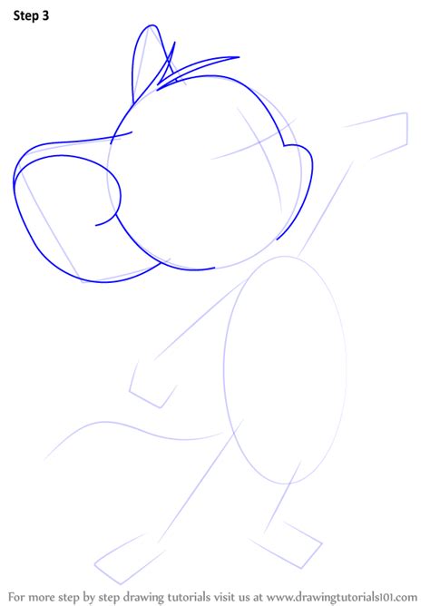 How To Draw Jerry The Mouse Tom And Jerry Step By Step DrawingTutorials Com