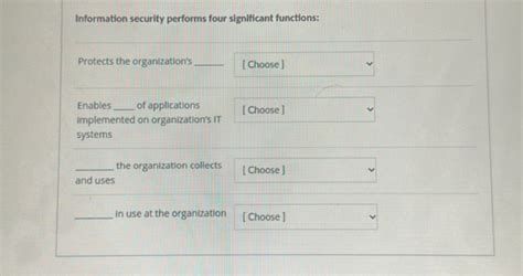 Information Security Performs Four Studyx