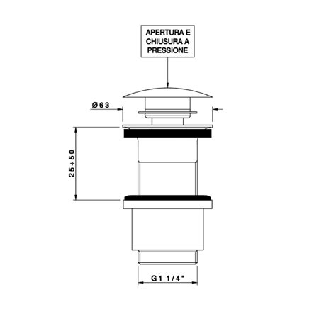 Nicolazzi Scarichi 5553CR Выпуск для раковины без перелива (хром ...