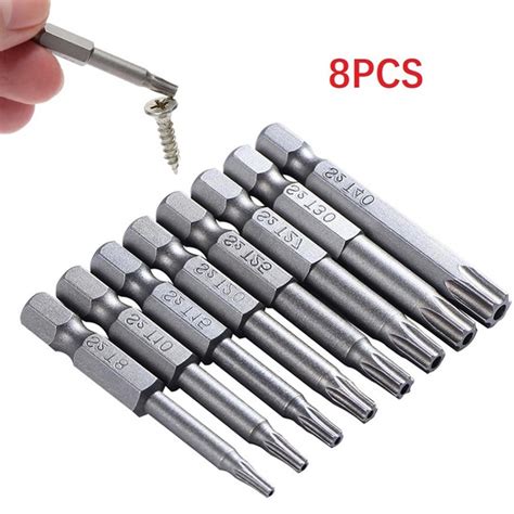 Heavy Duty Torx Screwdriver Bits Set With 8pcs Magnetic And Durable Bits Shopee Malaysia
