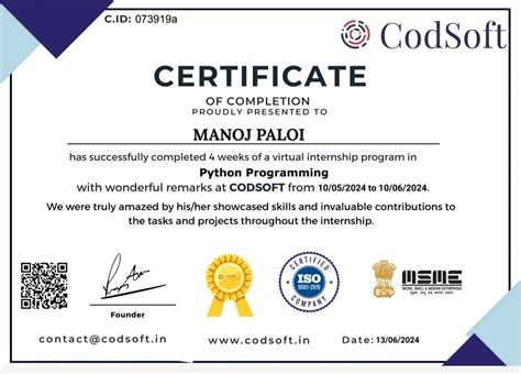 Manoj Paloi On Linkedin Internship Pythonprogramming Projects Experience Knowledge Support