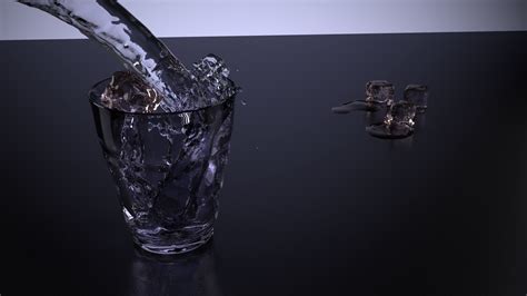 second render the glass shader is fun r blender