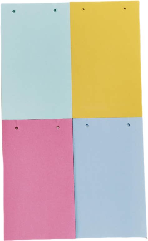 Hope Kart File Divider Sheets Organizer For File Separator Inserts Multicolor A Size L X
