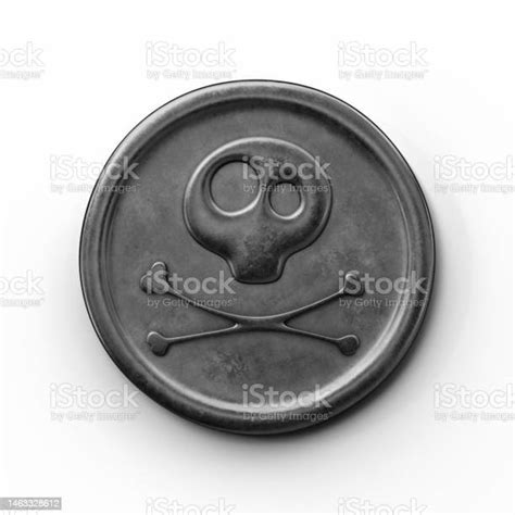 해골과 뼈로 해적 기호가 있는 은화 3d 그림입니다 클리핑 패스가 있는 파일 3차원 형태에 대한 스톡 사진 및 기타 이미지 3차원 형태 경제 골동품 Istock