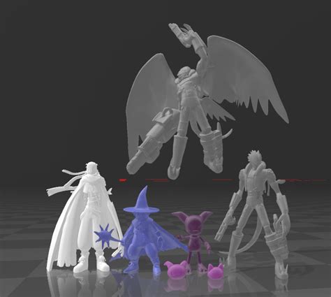 Impmon Digivolution 3d Models By Wolengel On Deviantart