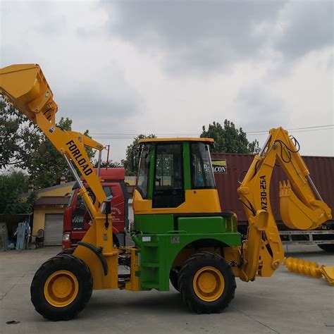 Forload Brand Articulated Backhoe Wheel Loader With Epa Certificate For