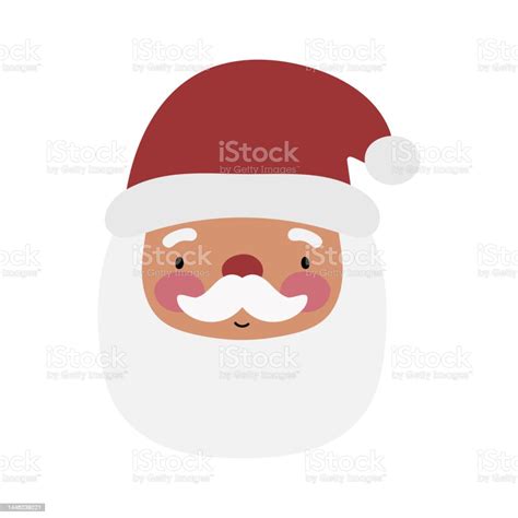 귀여운 산타 클로스입니다 만화 스타일 벡터 그림입니다 카드 포스터 배너 책 팩에 인쇄 옷 직물 벽지 섬유 또는 접시에 인쇄 12월에 대한 스톡 벡터 아트 및 기타 이미지