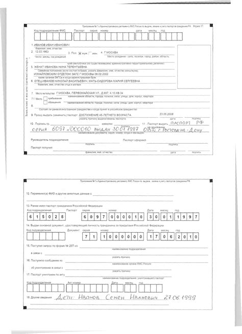 Документы для получения замены паспорта гражданина РФ и реквизиты для оплаты госпошлины Статьи