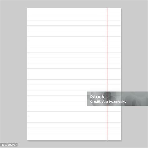 그리드 용지입니다 A4 형식으로 사실적인 빈 줄 지어 종이 시트 색상 그래프가 있는 스트라이프 배경입니다 학교 벽지 질감 노트북기하학적 패턴 투명 한 배경에 공백 줄 지어