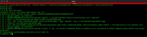 Odd Behavior Installing Ubuntu Desktop On Ubuntu And LXD Containers LXD Linux