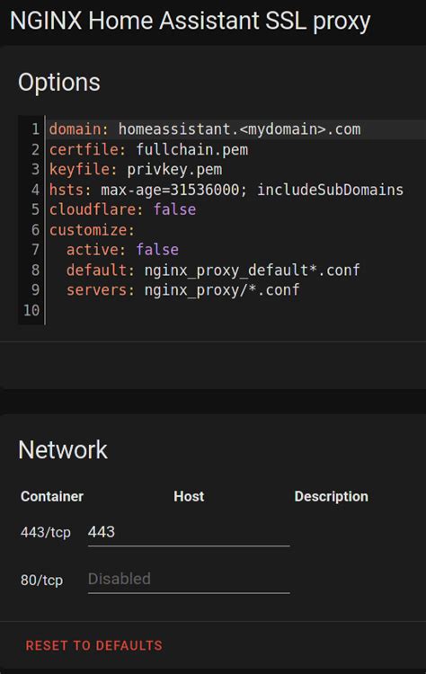 Integration Is Not Set Up For Reverse Proxies Configuration